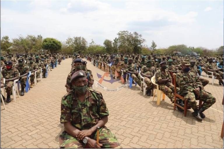 General Robert Kibochi Visits Kenya Army Units in Isiolo – Ministry of ...