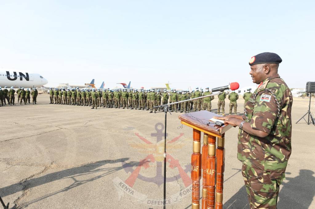 KDF TROOPS OFF TO DRC FOR STABILIZATION MISSION – Ministry of Defence – Kenya