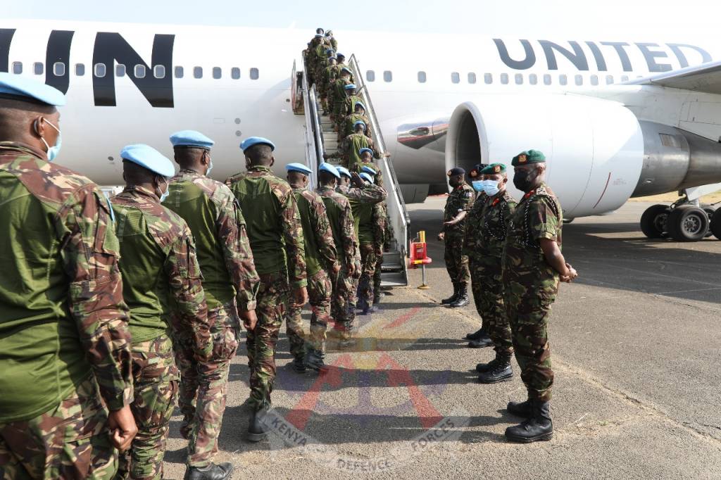 KDF TROOPS OFF TO DRC FOR STABILIZATION MISSION – Ministry of Defence – Kenya