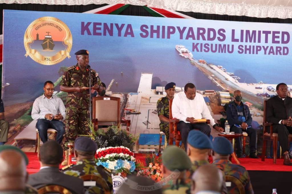 FLOATATION OF THE FIRST KENYAN-MADE SHIP – Ministry of Defence – Kenya