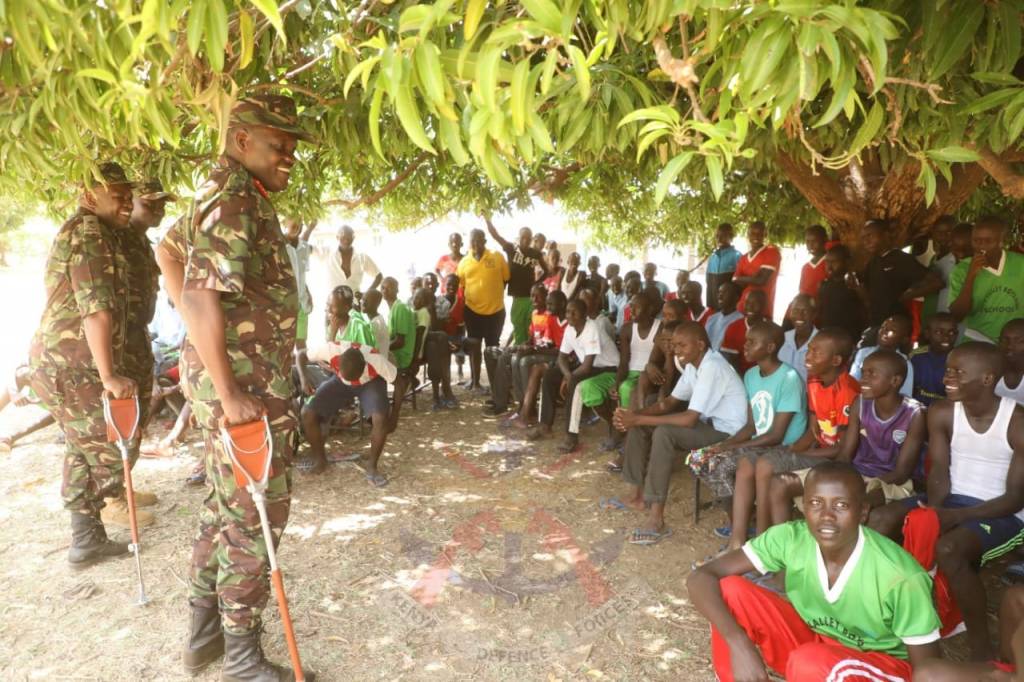 COMMANDER KENYA ARMY VISITS TROOPS DEPLOYED IN OPERATION MALIZA UHALIFU ...