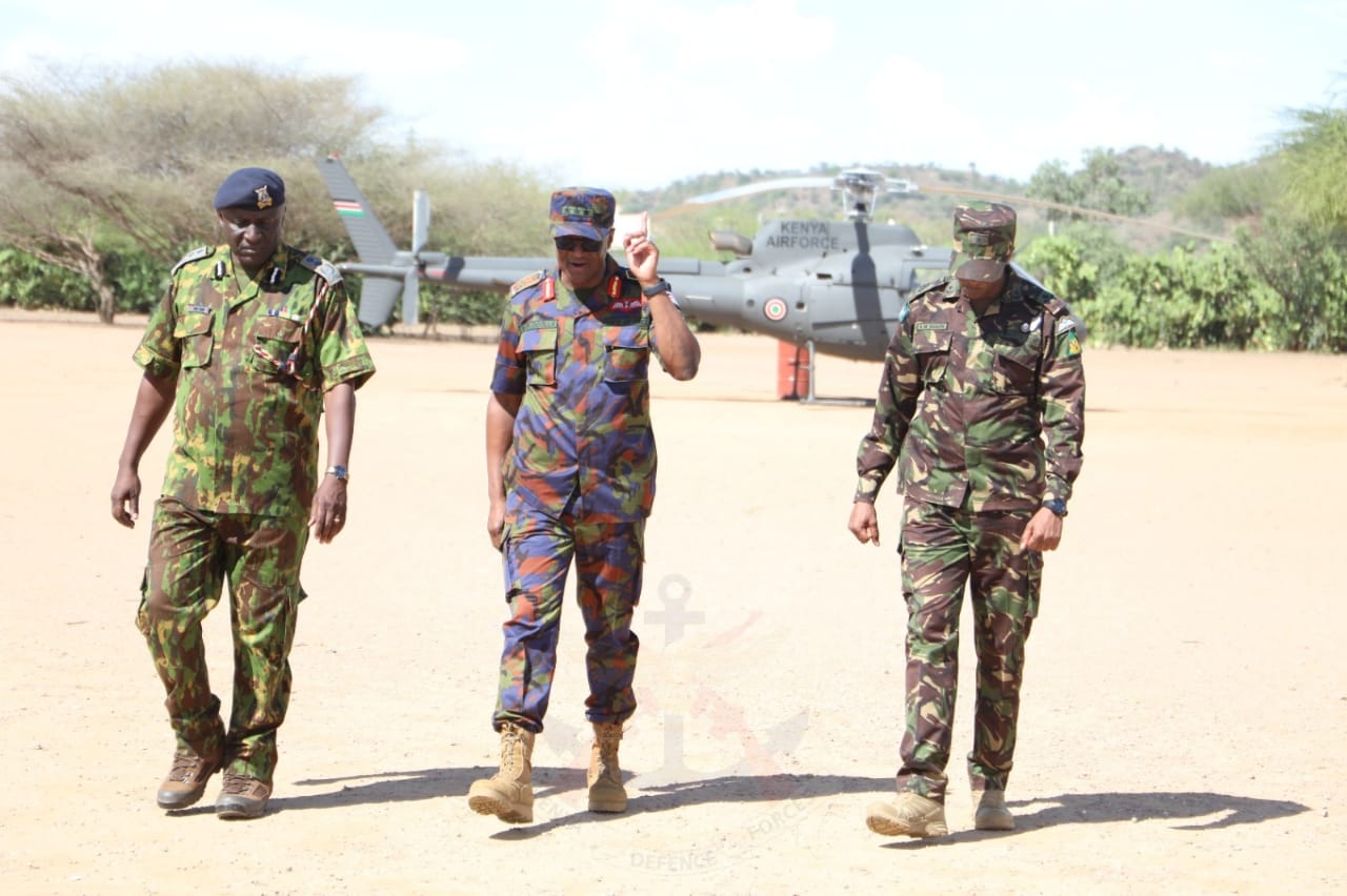 VCDF VISITS TROOPS DEPLOYED UNDER THE MULTI AGENCY OPERATION IN THE ...