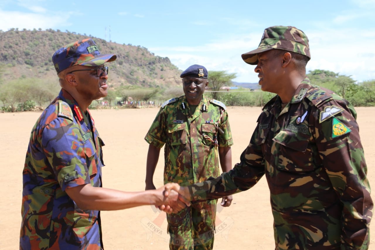 VCDF VISITS TROOPS DEPLOYED UNDER THE MULTI AGENCY OPERATION IN THE ...