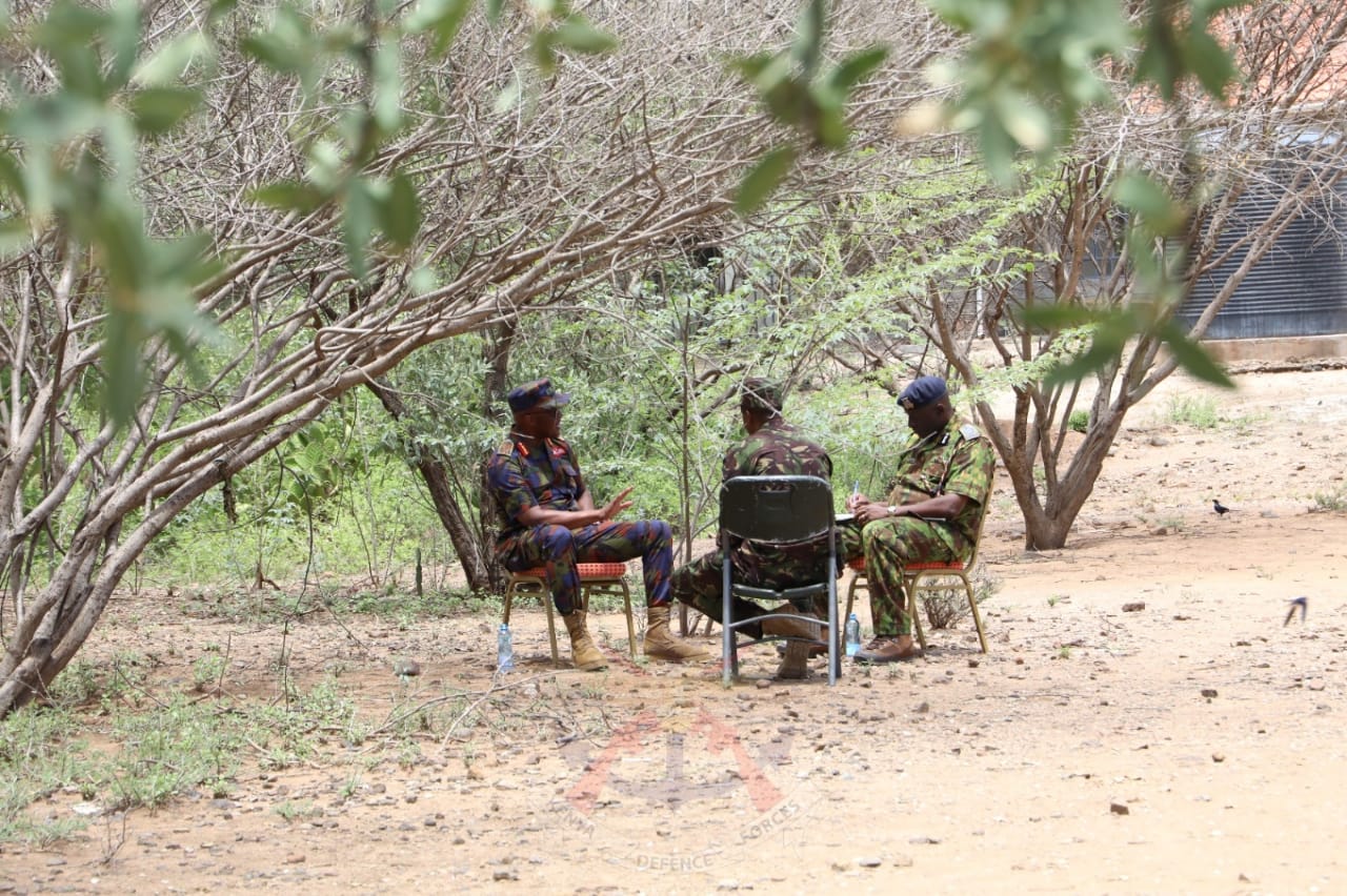 VCDF VISITS TROOPS DEPLOYED UNDER THE MULTI AGENCY OPERATION IN THE ...