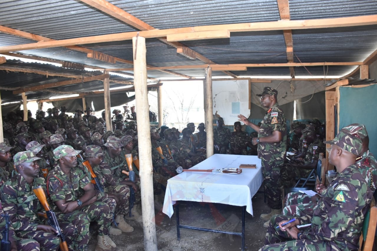 DEPUTY COMMANDER KENYA ARMY VISITS TROOPS UNDER ‘OPERATION MALIZA UHALIFU’ NORTH RIFT – Ministry ...