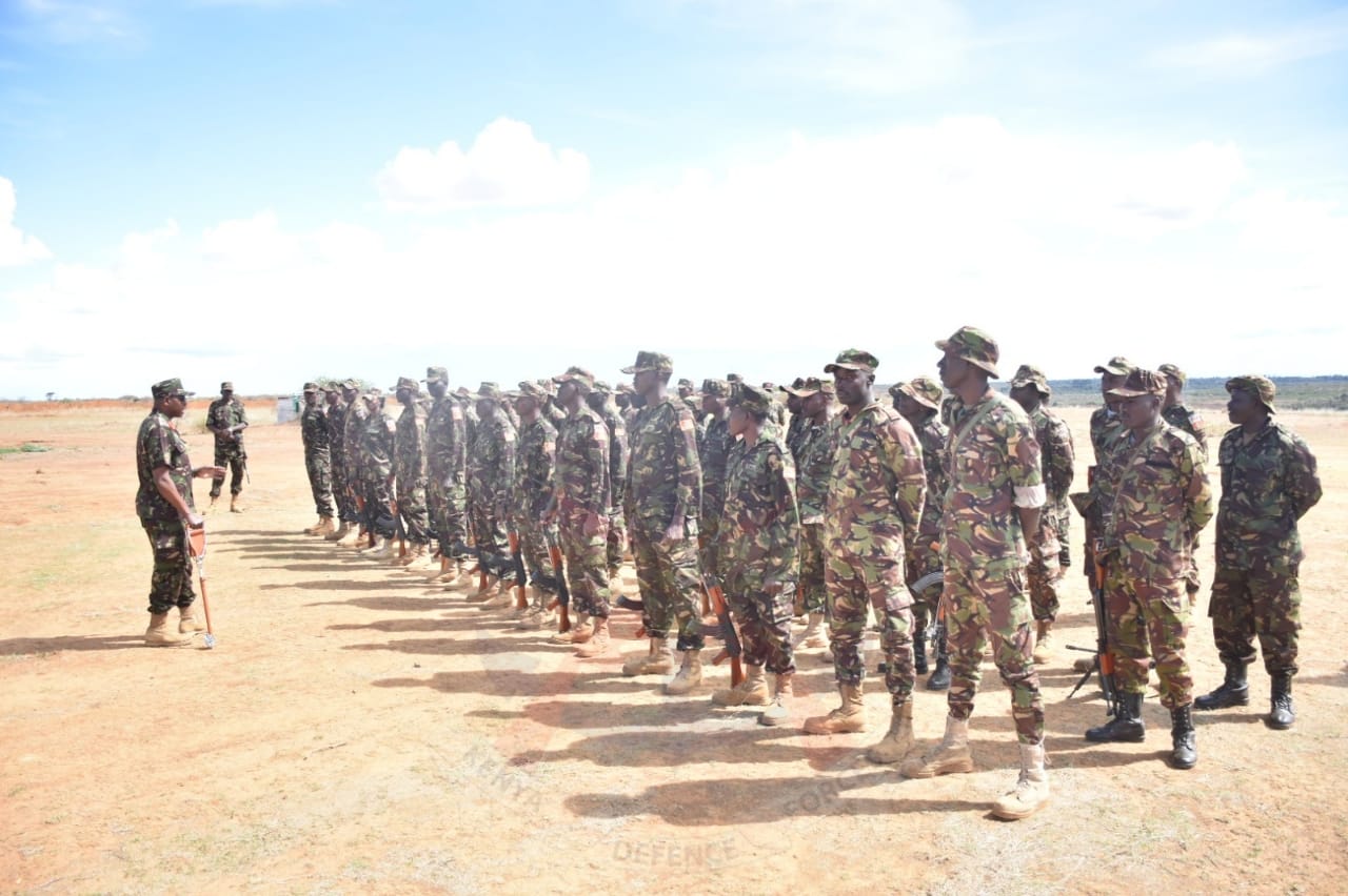 DEPUTY COMMANDER KENYA ARMY VISITS TROOPS UNDER ‘OPERATION MALIZA UHALIFU’ NORTH RIFT – Ministry ...