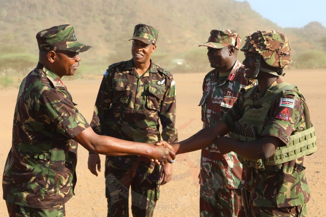 DEPUTY COMMANDER KENYA ARMY VISITS TROOPS UNDER ‘OPERATION MALIZA UHALIFU’ NORTH RIFT – Ministry ...