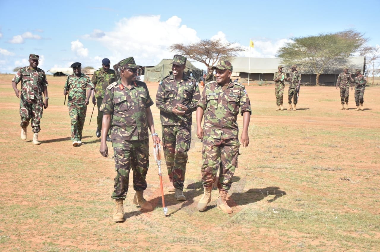 DEPUTY COMMANDER KENYA ARMY VISITS TROOPS UNDER ‘OPERATION MALIZA UHALIFU’ NORTH RIFT – Ministry ...