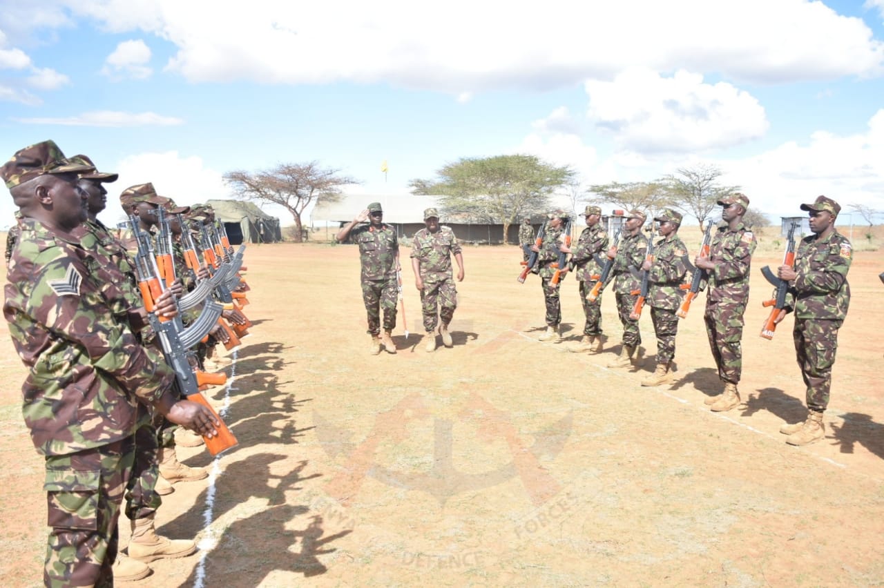 DEPUTY COMMANDER KENYA ARMY VISITS TROOPS UNDER ‘OPERATION MALIZA UHALIFU’ NORTH RIFT – Ministry ...