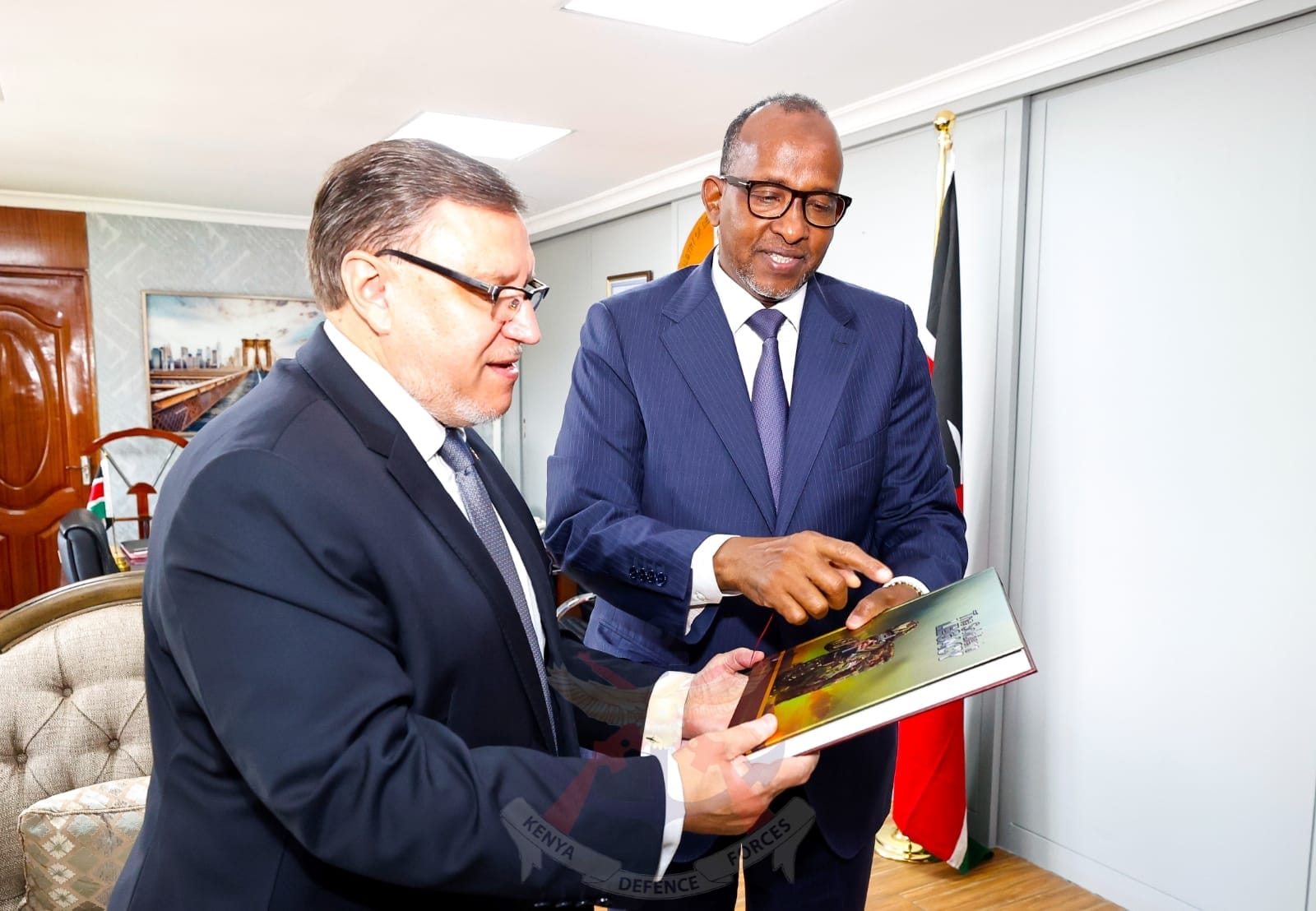 DEFENCE CS HOSTS UKRAINIAN AMBASSADOR – Ministry of Defence – Kenya