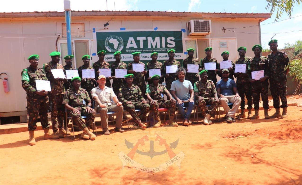 UNMAS TRAIN ATMIS KDF TROOPS AND SSF ON ROUTE SEARCH AND IED CLEARANCE ...