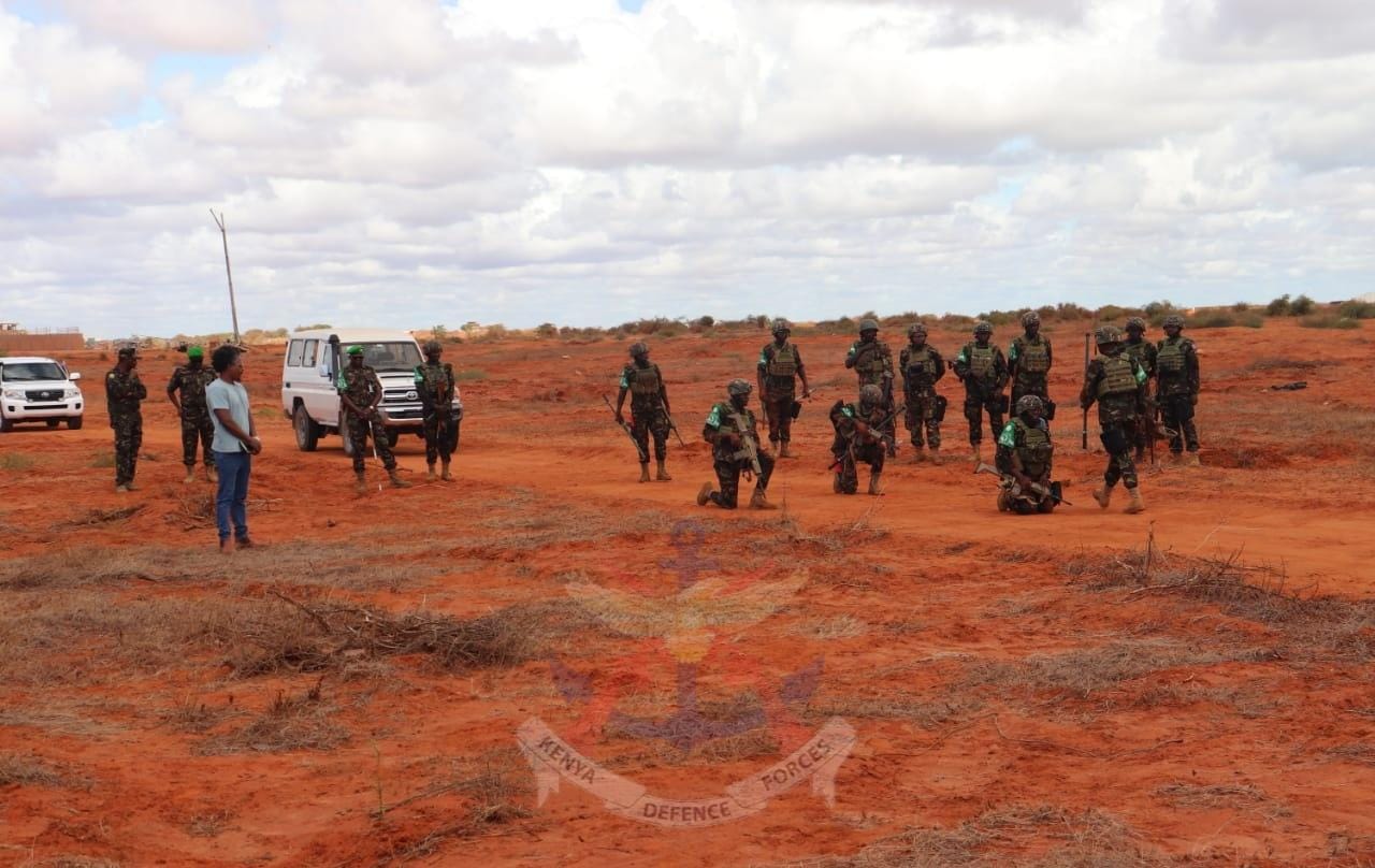 UNMAS TRAIN ATMIS KDF TROOPS AND SSF ON ROUTE SEARCH AND IED CLEARANCE ...