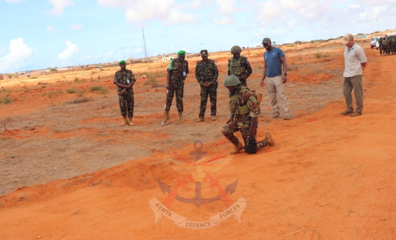 UNMAS TRAIN ATMIS KDF TROOPS AND SSF ON ROUTE SEARCH AND IED CLEARANCE ...