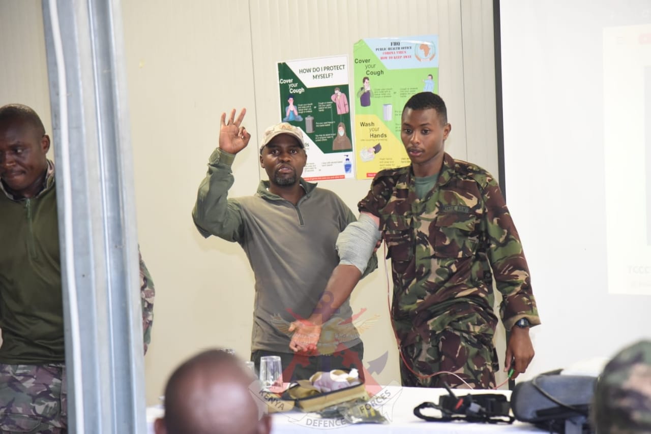 SSF AND KDF TACTICAL COMBAT CASUALTY CARE STUDENTS GRADUATE – Ministry of Defence – Kenya