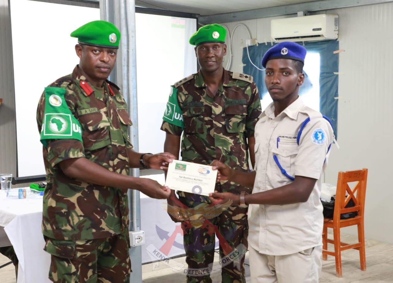SSF AND KDF TACTICAL COMBAT CASUALTY CARE STUDENTS GRADUATE – Ministry of Defence – Kenya