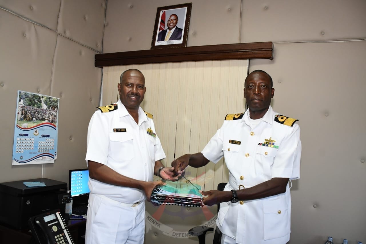 NEWLY APPOINTED DEPUTY COMMANDER KENYA NAVY ASSUMES OFFICE – Ministry of Defence – Kenya