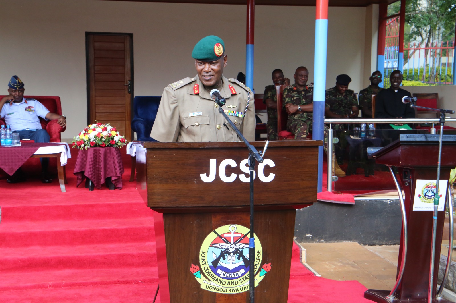 NEWLY APPOINTED COMMANDANT TAKE OVER JOINT COMMAND AND STAFF COLLEGE ...