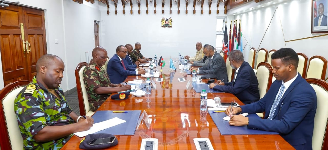 CS DEFENCE HOSTS HIS SOMALIA COUNTERPART – Ministry of Defence – Kenya