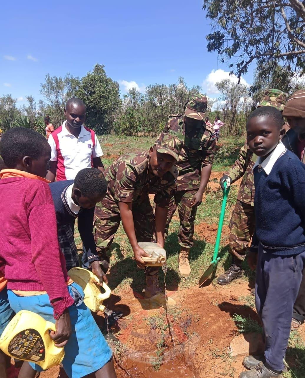 OPERATION MALIZA UHALIFU TEAM ENGAGES IN A PLANTING INITIATIVE IN ...