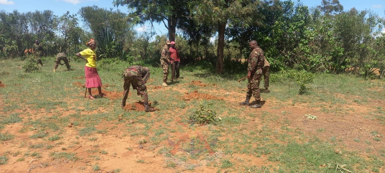 OPERATION MALIZA UHALIFU TEAM ENGAGES IN A PLANTING INITIATIVE IN ...