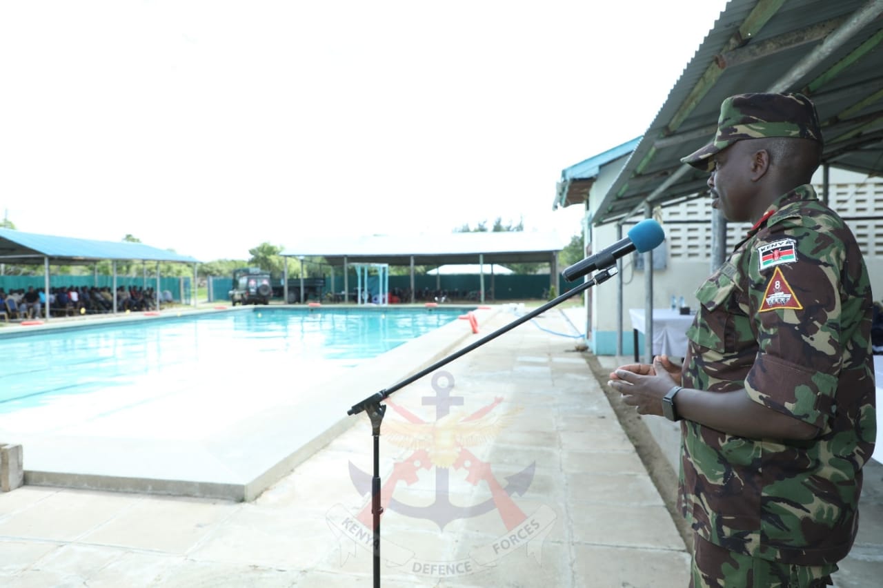 MANDA BASE TROOPS PARTAKE IN CYCLING AND SWIMMING COMPETITION ...