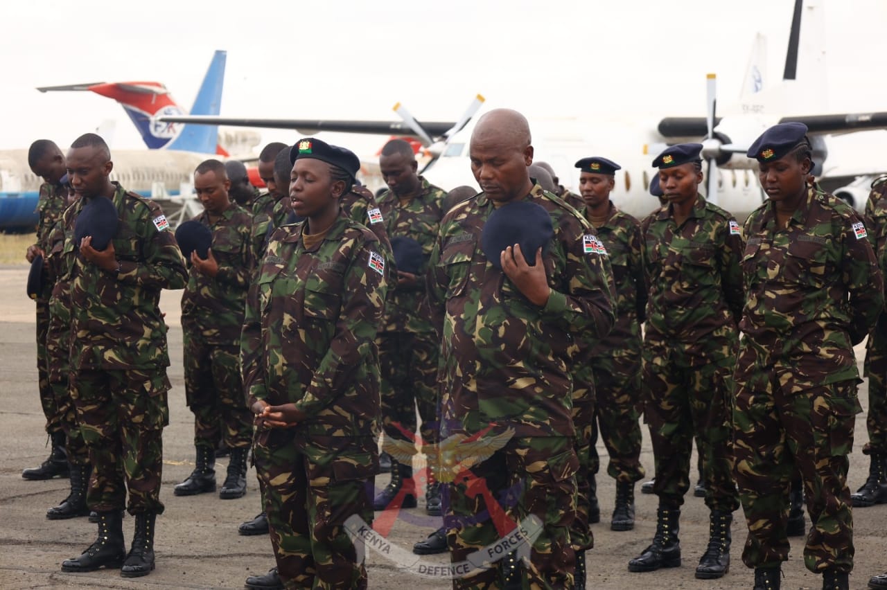 DEPUTY ARMY COMMANDER FLAGS OFF KDF CONTINGENT TO COMOROS – Ministry of Defence – Kenya