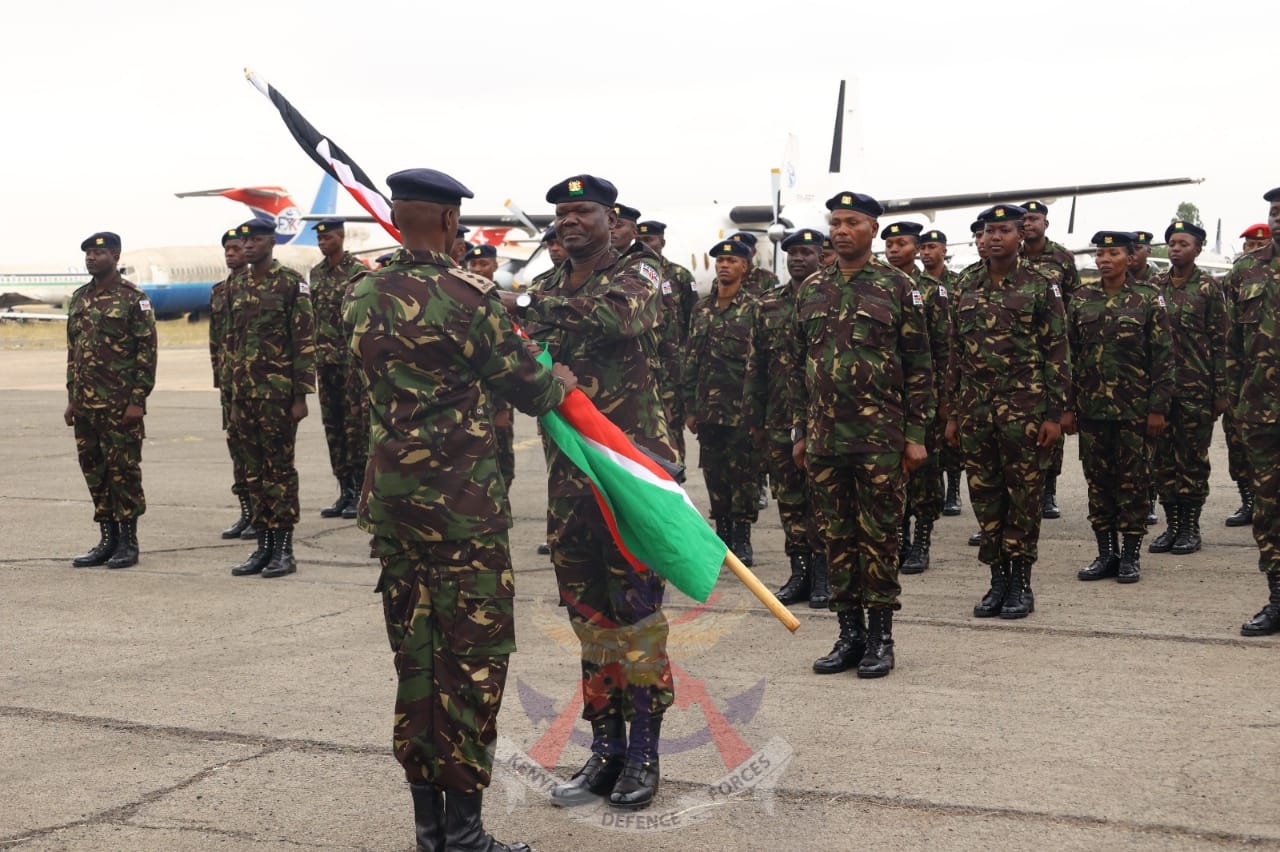 DEPUTY ARMY COMMANDER FLAGS OFF KDF CONTINGENT TO COMOROS – Ministry of Defence – Kenya
