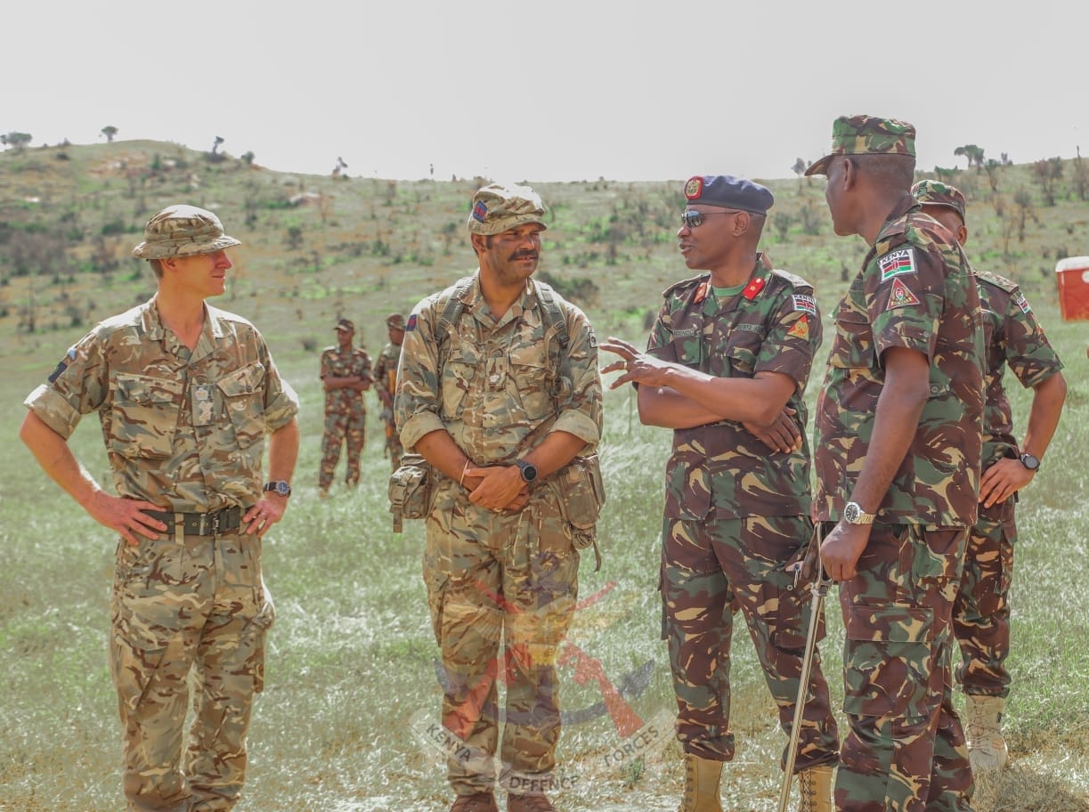 KDF JOINT TRAINING WITH THE BRITISH ARMY – Ministry of Defence – Kenya
