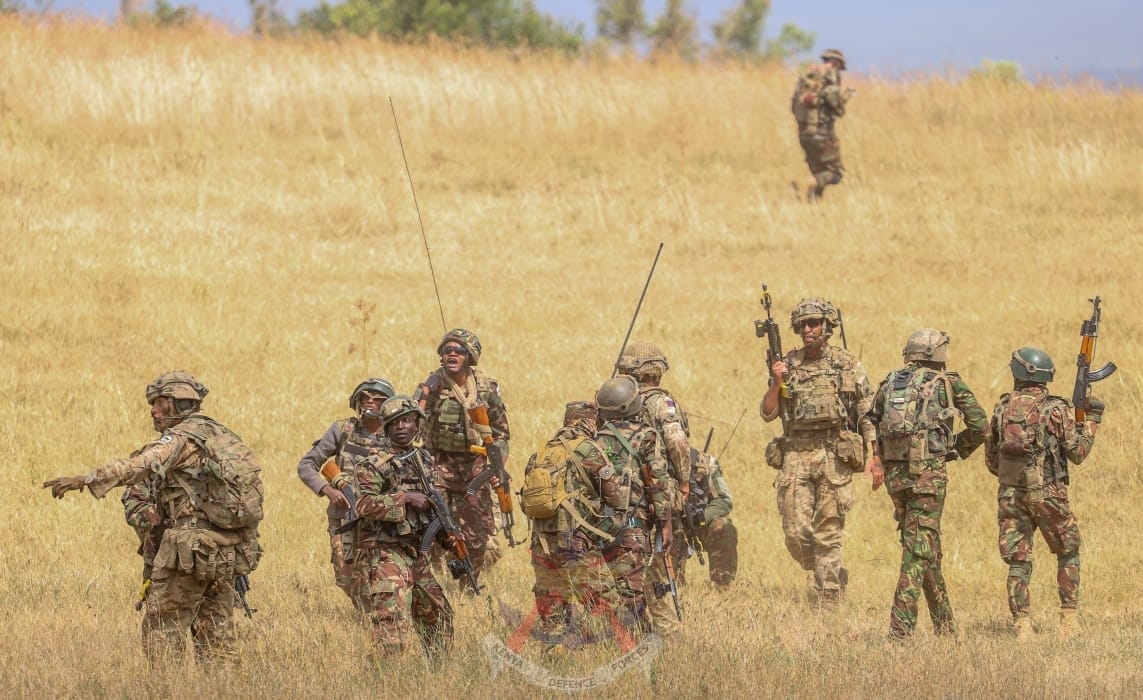 KDF JOINT TRAINING WITH THE BRITISH ARMY – Ministry of Defence – Kenya