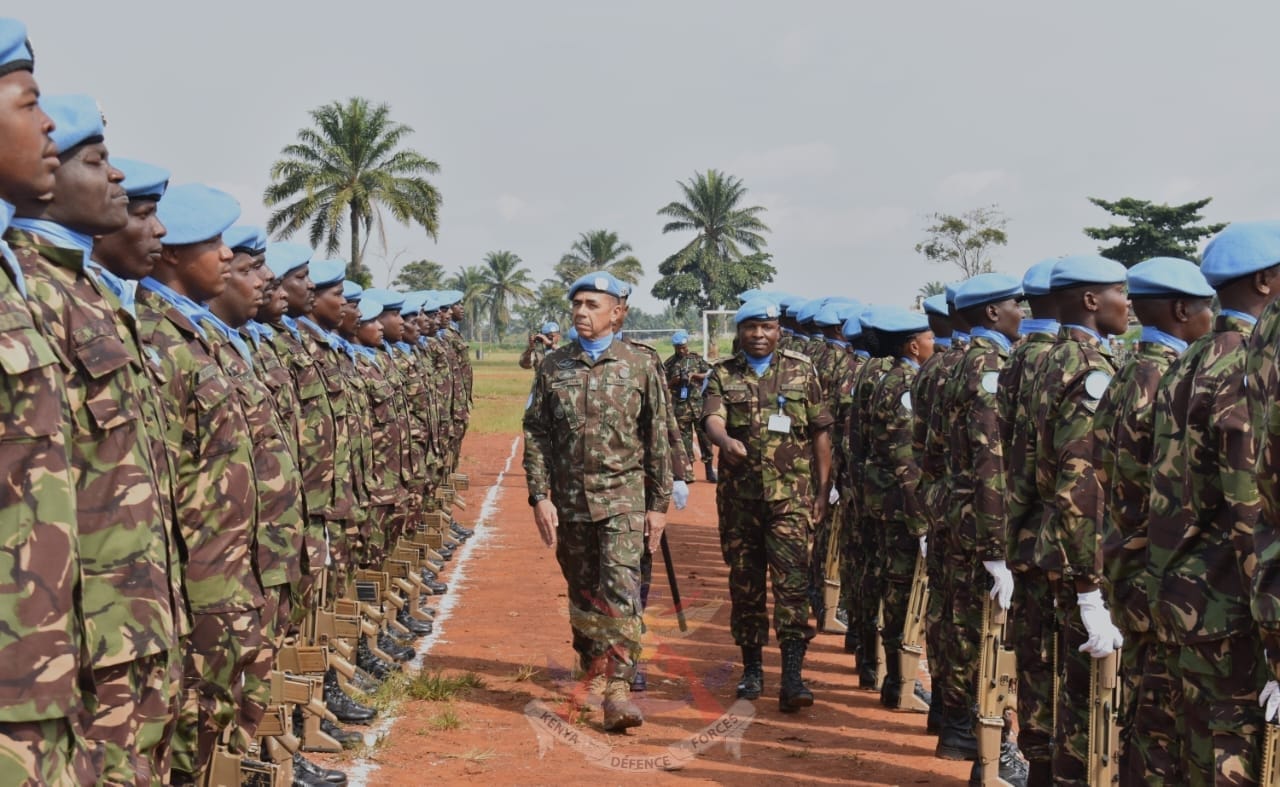 KENYAN TROOPS IN DRC RECEIVE UNITED NATIONS SERVICE MEDALS FOR THEIR CONTRIBUTION IN PEACE ...