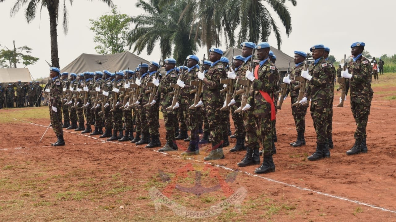 KENYAN TROOPS IN DRC RECEIVE UNITED NATIONS SERVICE MEDALS FOR THEIR CONTRIBUTION IN PEACE ...