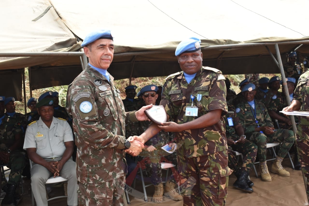 KENYAN TROOPS IN DRC RECEIVE UNITED NATIONS SERVICE MEDALS FOR THEIR CONTRIBUTION IN PEACE ...