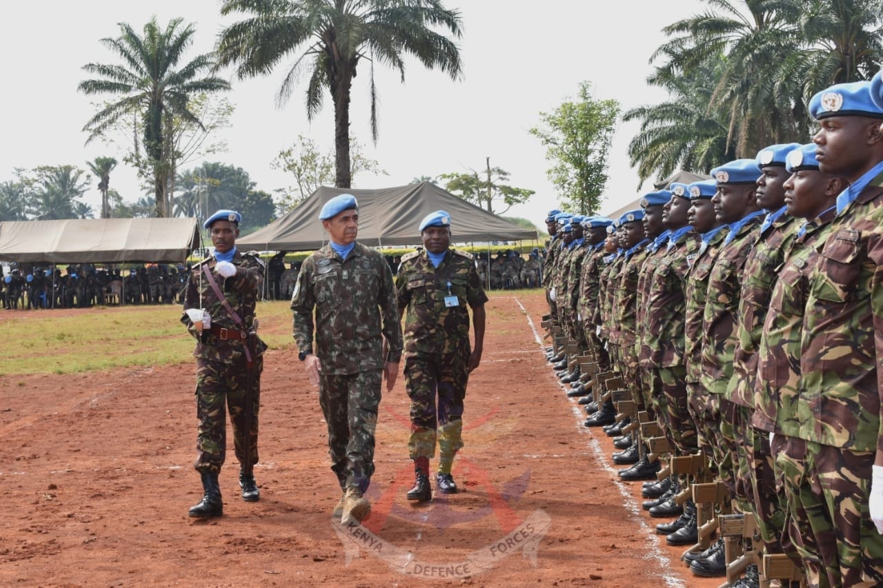 KENYAN TROOPS IN DRC RECEIVE UNITED NATIONS SERVICE MEDALS FOR THEIR CONTRIBUTION IN PEACE ...