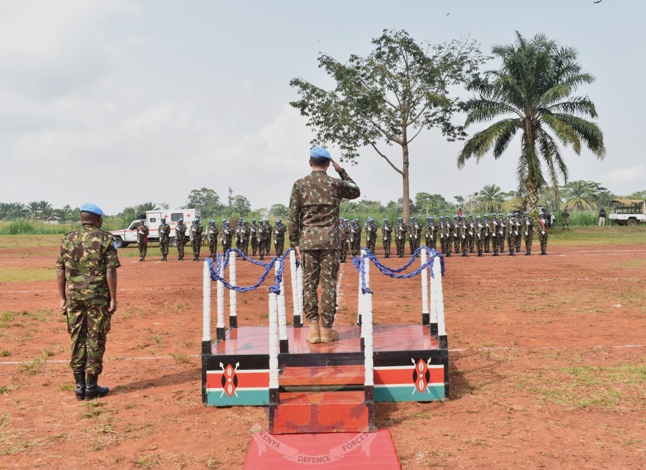 KENYAN TROOPS IN DRC RECEIVE UNITED NATIONS SERVICE MEDALS FOR THEIR CONTRIBUTION IN PEACE ...