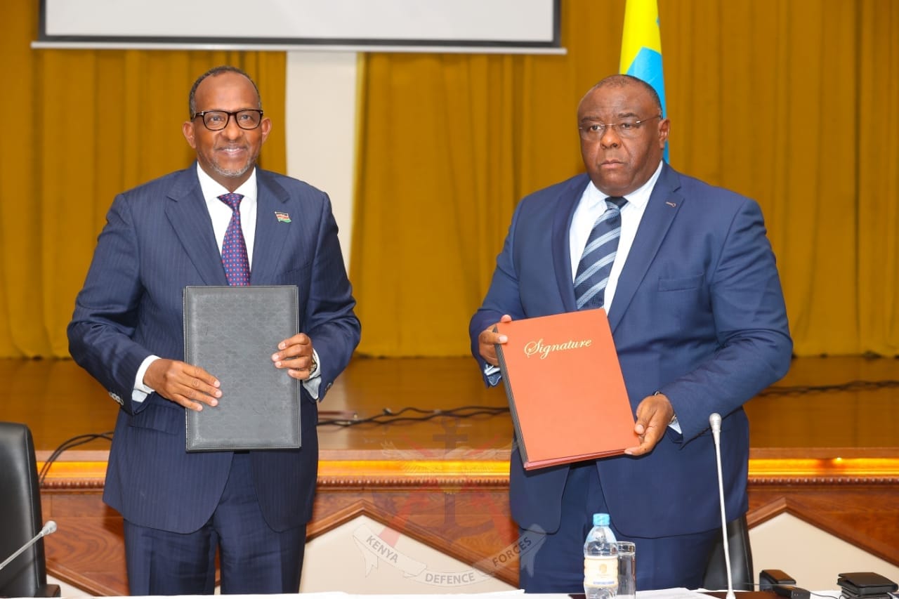 CS DUALE VISITS DRC WHERE KDF HAS DEPLOYED TROOPS UNDER EACRF – Ministry of Defence – Kenya