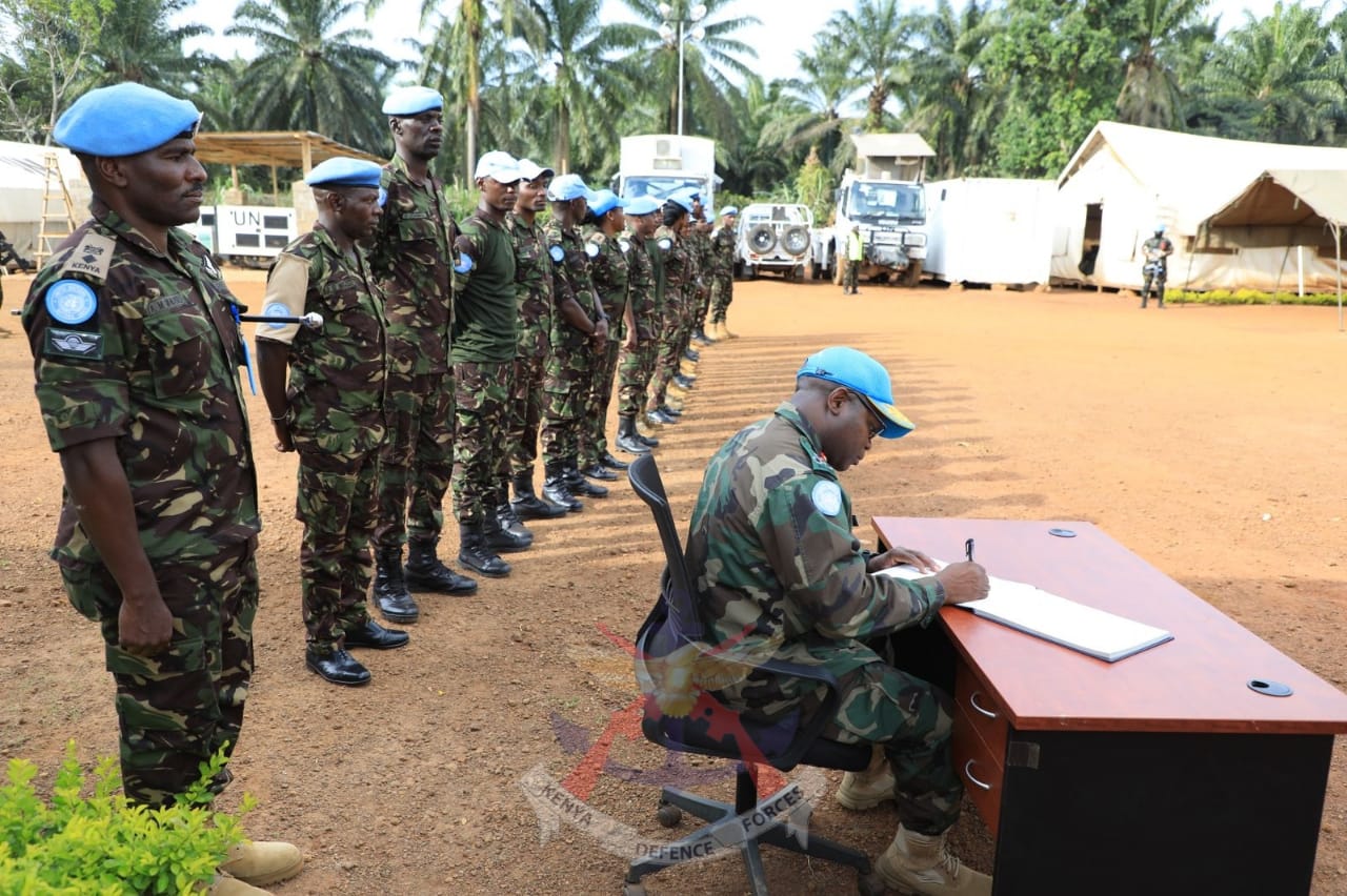 FIB COMMANDER BRIGADIER ALFRED MATAMBO VISITS KENYA QUICK REACTION ...