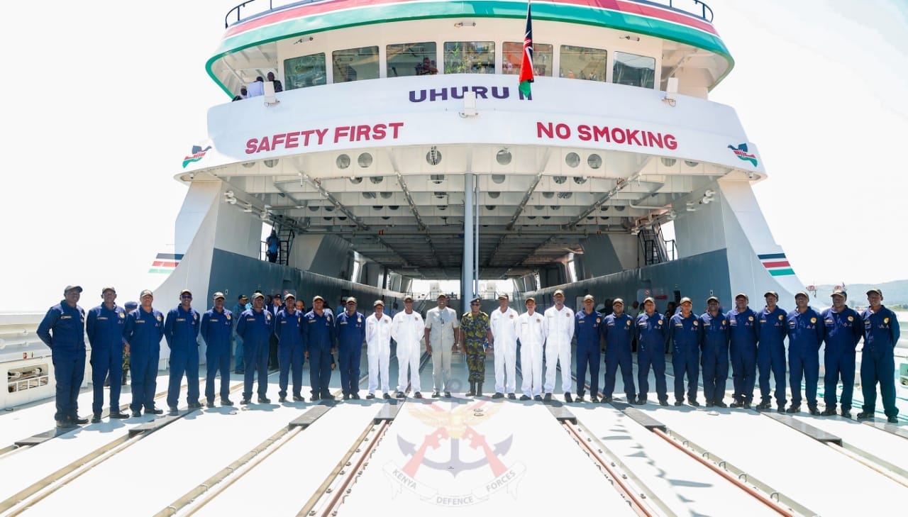 PRESIDENT RUTO COMMISIONS MV UHURU II AT KENYA SHIPYARDS LIMITED KISUMU ...