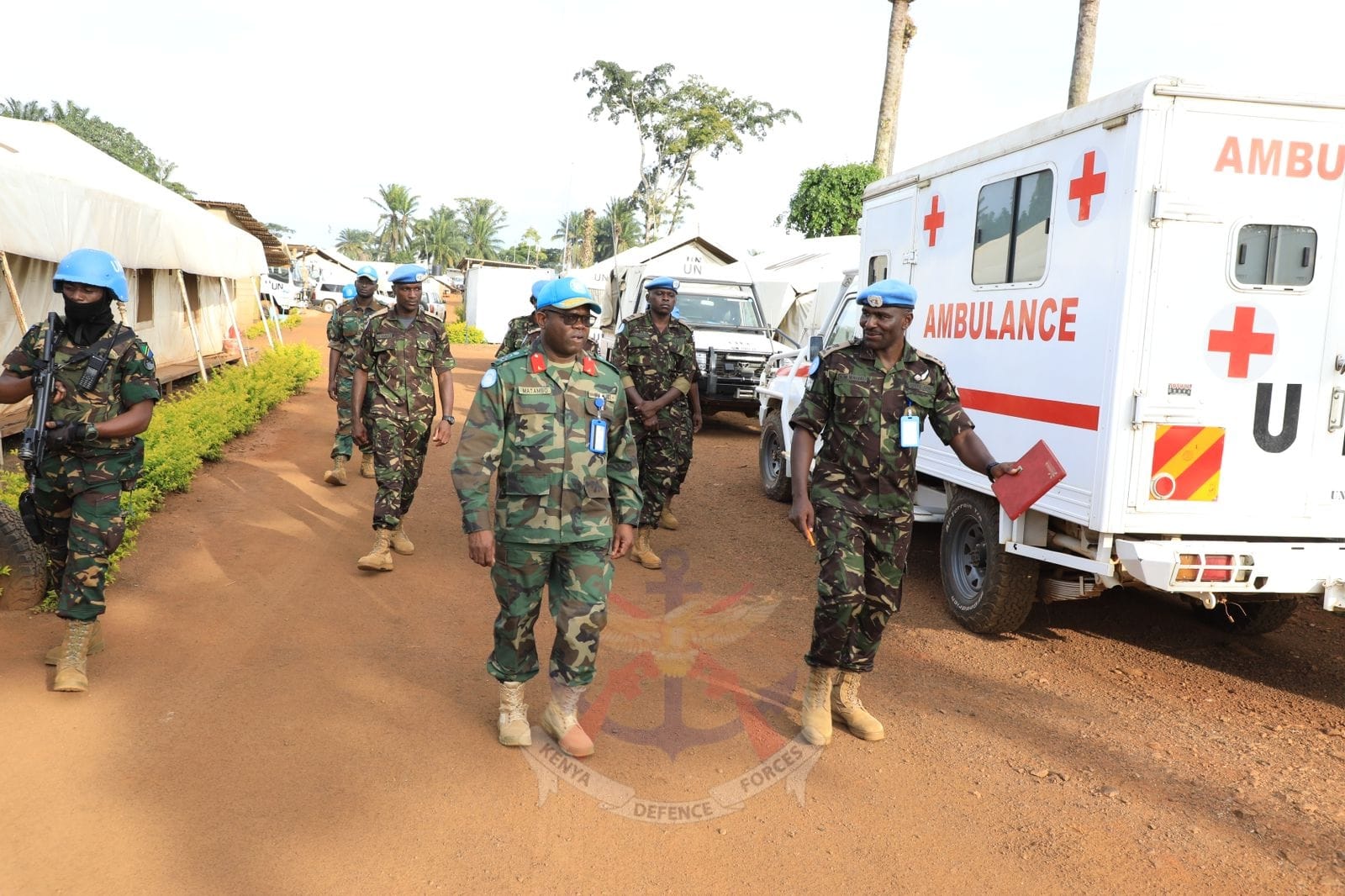 FIB COMMANDER BRIGADIER ALFRED MATAMBO VISITS KENYA QUICK REACTION FORCE SERVING UNDER MONUSCO ...