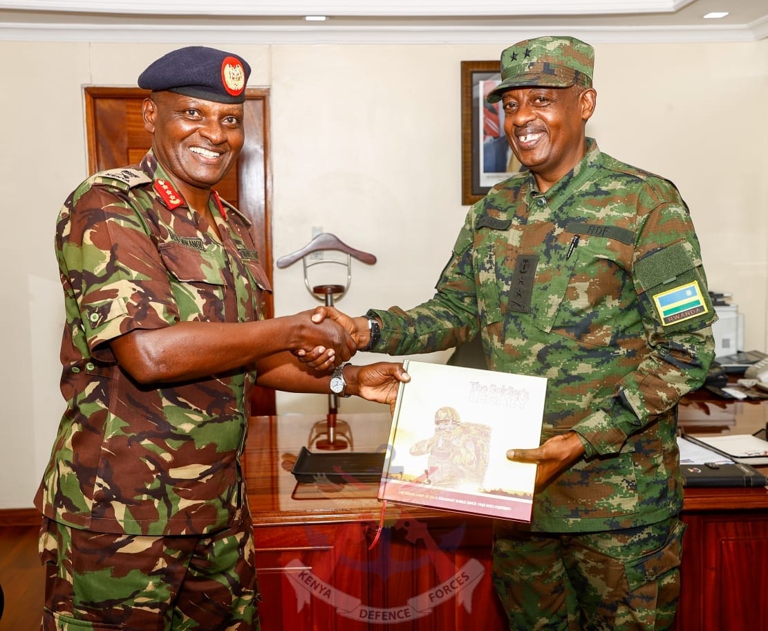 VCDF HOSTS RWANDA’S COMMANDER OF THE MECHANISED DIVISION – Ministry of Defence – Kenya