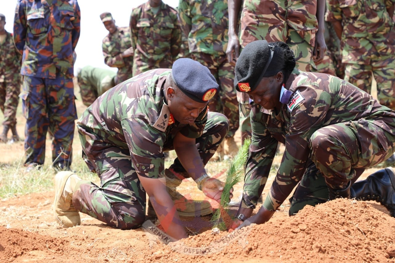 KENYA ARMY PARTICIPATES IN THE NATIONAL TREE PLANTING DAY – Ministry of ...