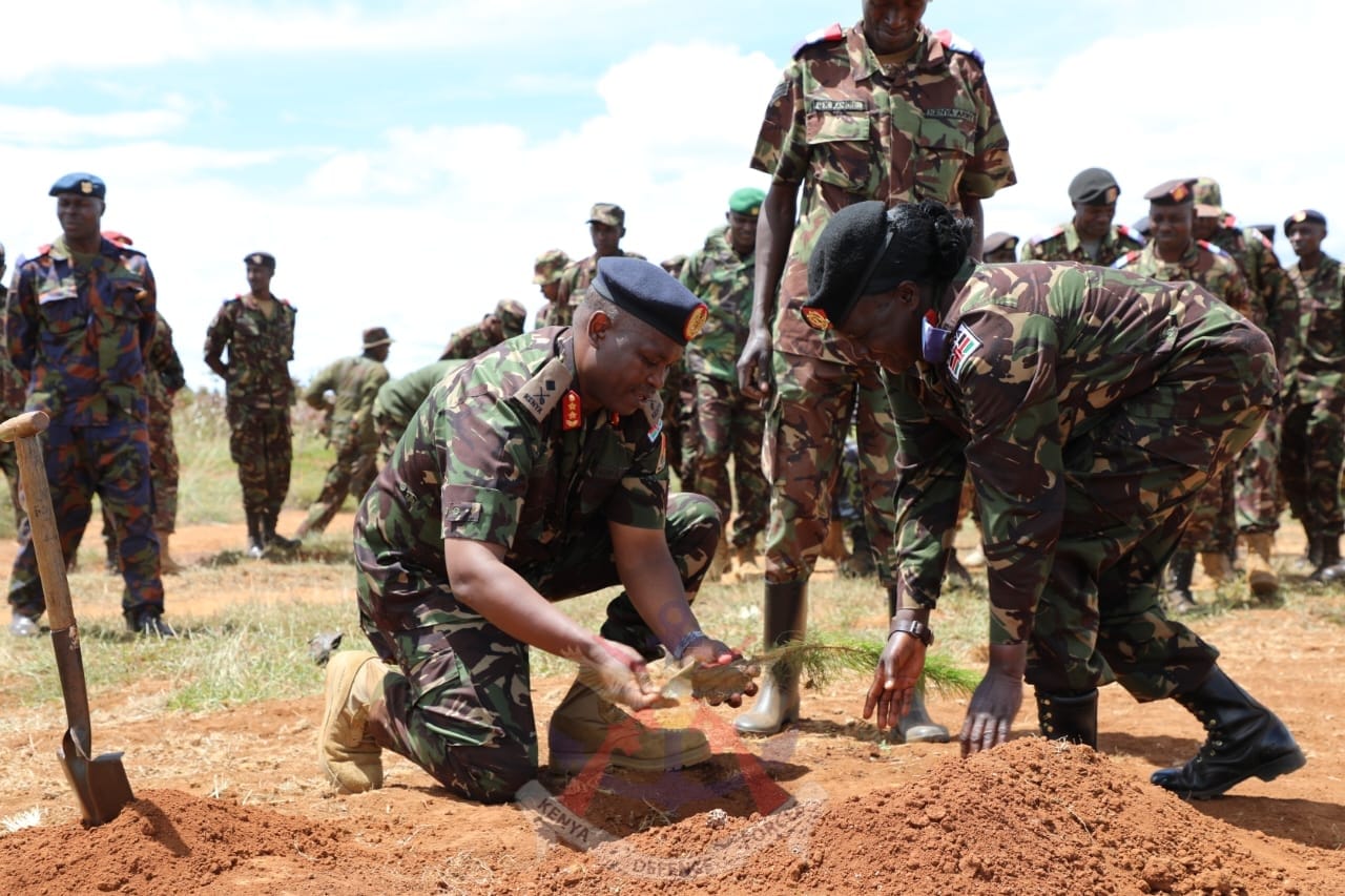 KENYA ARMY PARTICIPATES IN THE NATIONAL TREE PLANTING DAY – Ministry of ...