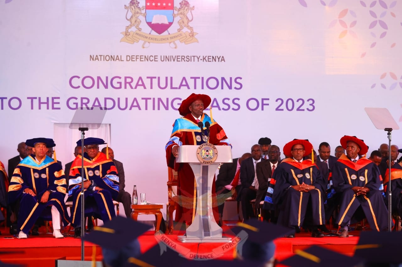 NATIONAL DEFENCE UNIVERSITY-KENYA MARKS FIRST GRADUATION CEREMONY ...