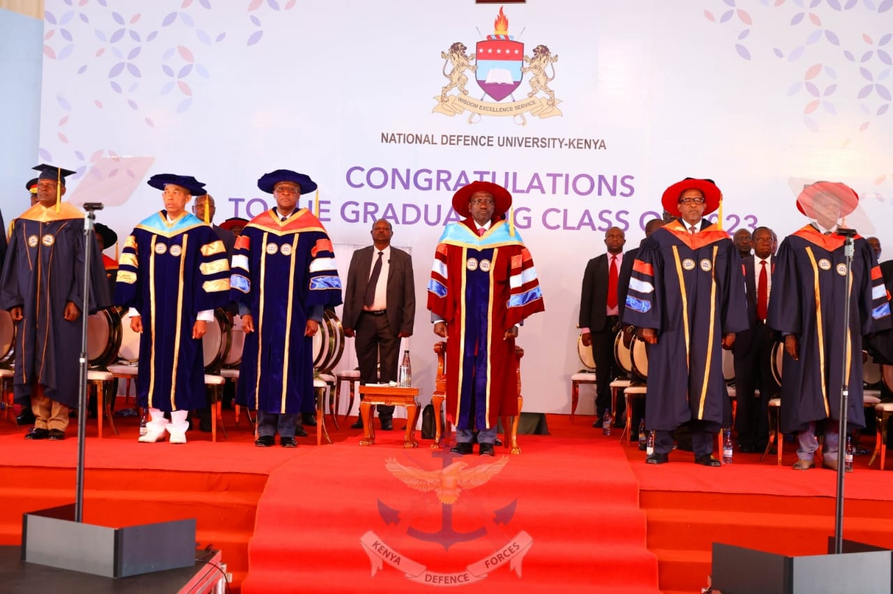 NATIONAL DEFENCE UNIVERSITY-KENYA MARKS FIRST GRADUATION CEREMONY ...