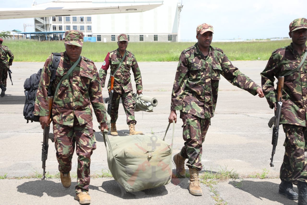 KENCON TROOPS UNDER EACRF COMMENCE EXIT FROM DRC – Ministry of Defence ...