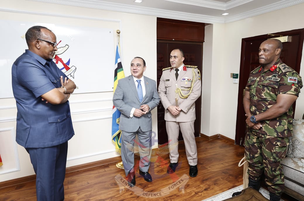 CS DUALE HOSTS EGYPTIAN DEFENCE ATTACHÈ – Ministry of Defence – Kenya