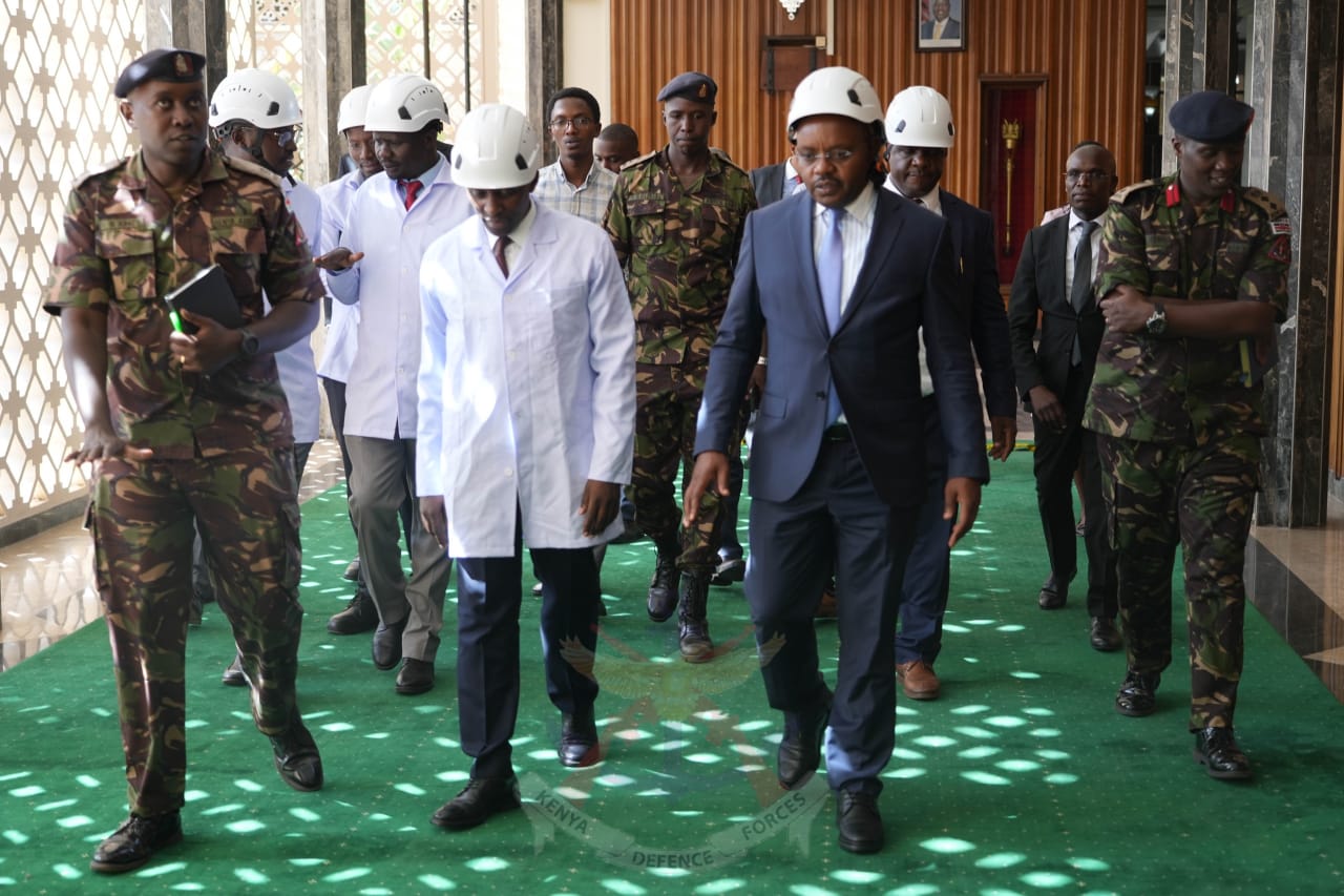 PS DEFENCE INSPECTS ONGOING MAINTENANCE WORKS AT PARLIAMENT BUILDINGS ...