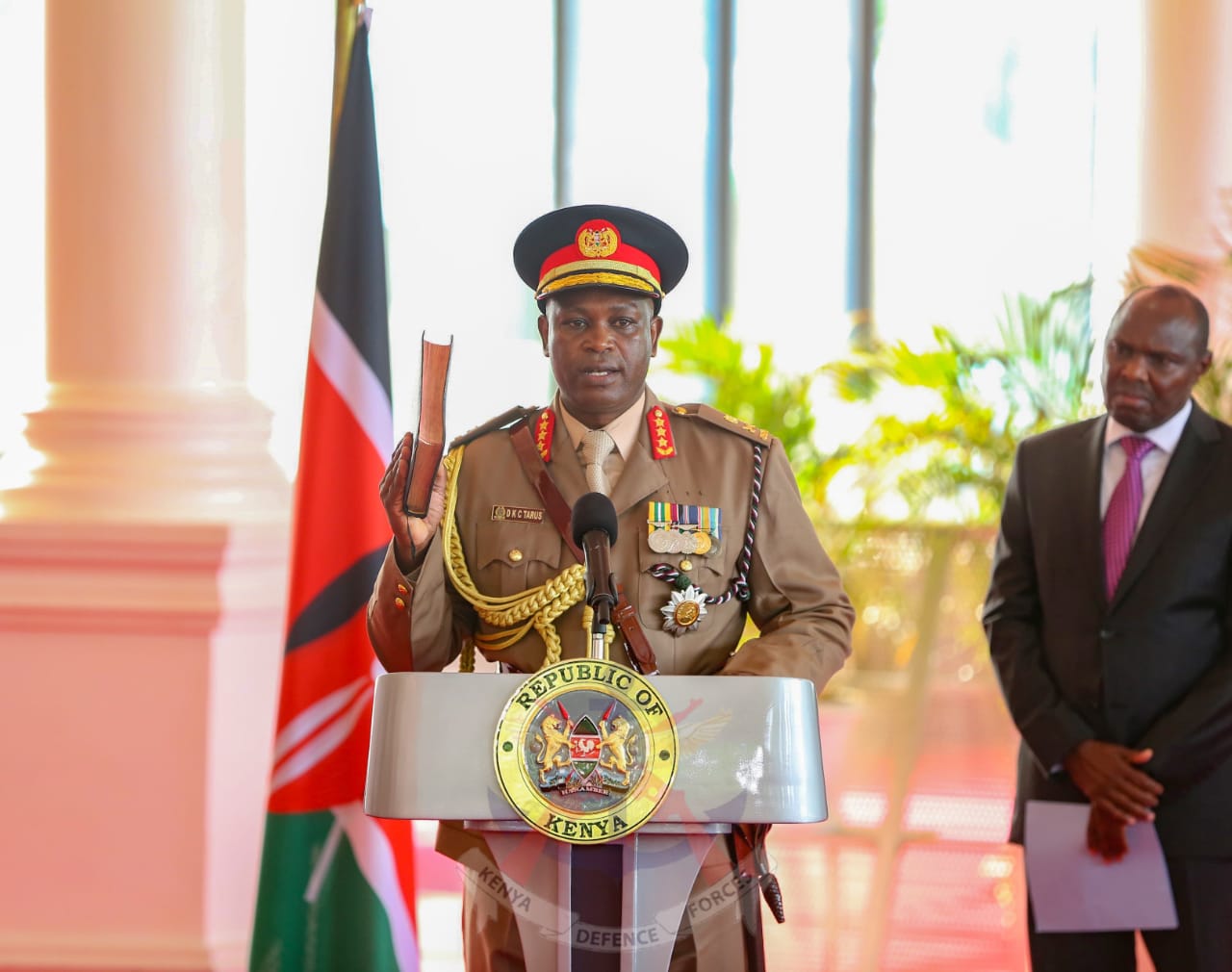 COMMANDER IN CHIEF PRESIDES OVER INVESTITURE OF RANKS AND SWEARING IN ...