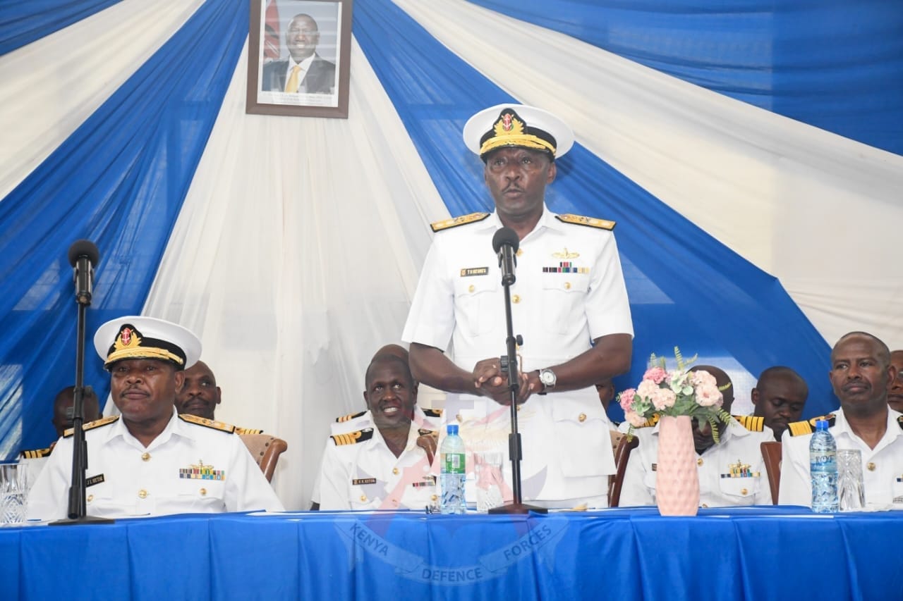 CHANGE OF GUARD AT KENYA NAVY HEADQUARTERS – Ministry of Defence – Kenya