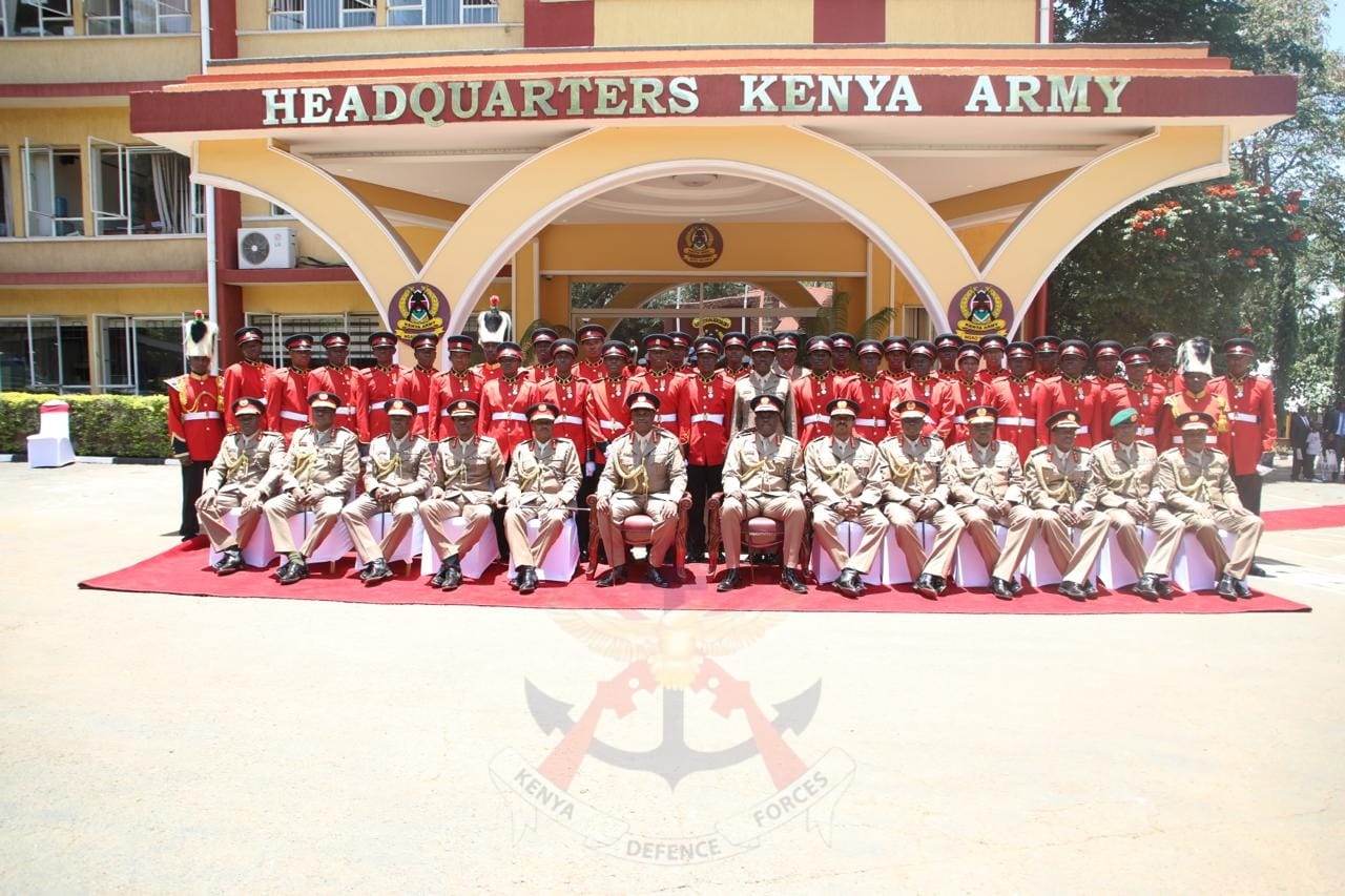 CHANGE OF GUARD IN THE KENYA ARMY – Ministry of Defence – Kenya