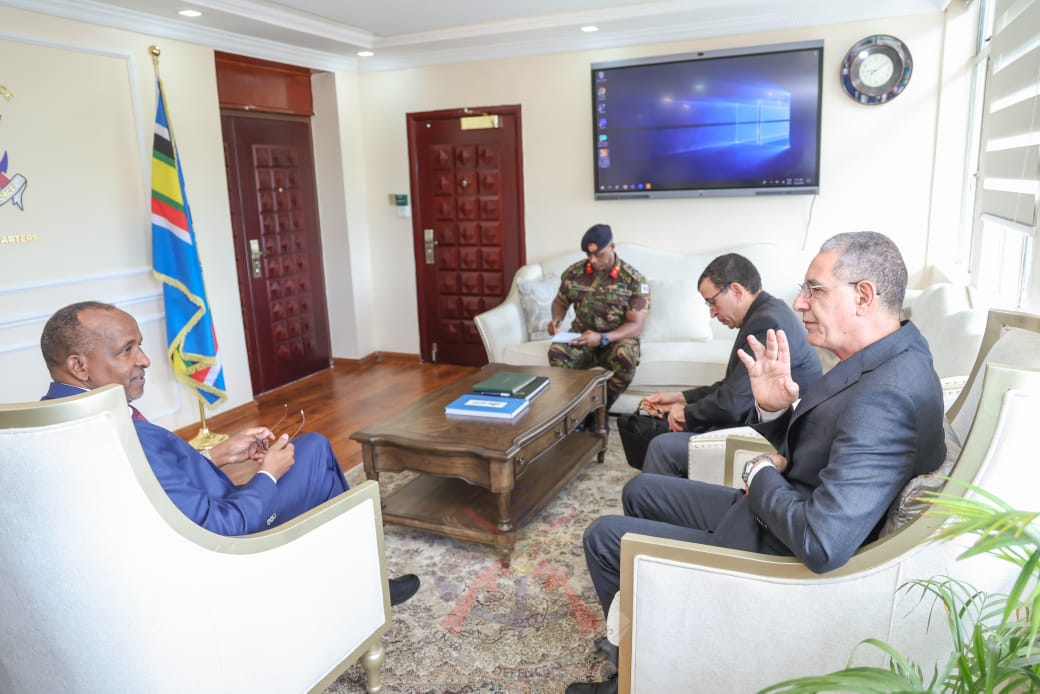 CS DUALE HOSTS ALGERIAN AMBASSADOR TO KENYA – Ministry of Defence – Kenya